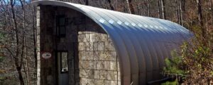 Custom Metal Quonset Hut™ Perfectly Displays Potter's Treasures