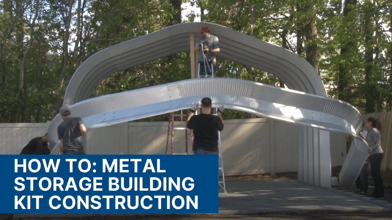 How to Construct a Metal Storage Building Kit